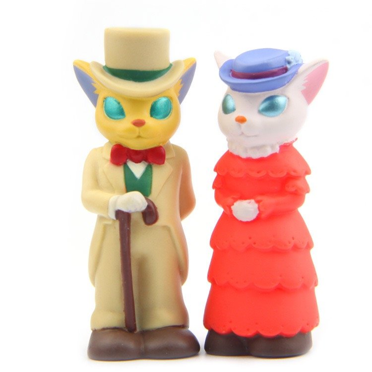 Gentleman Ladies Cat Action Figures