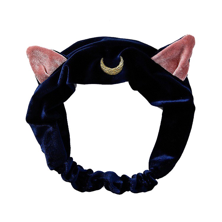 Luna Cat Ears Headband Anime Cosplay Accessory